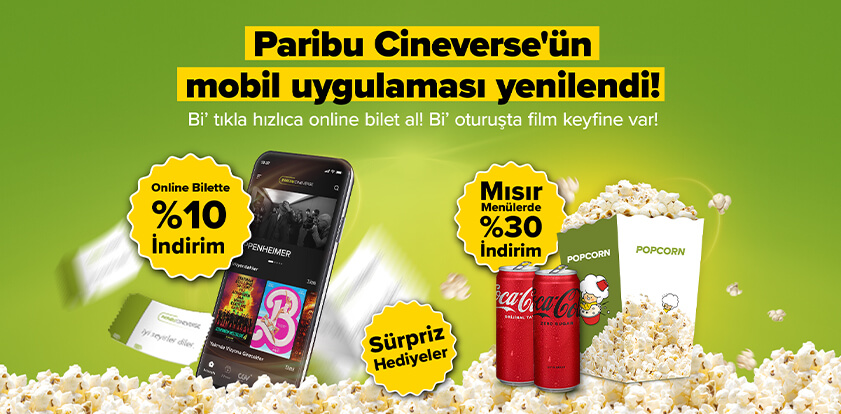 Paribu Cineverse Kampanyaları ile Daha Keyifli Sinema Deneyimi